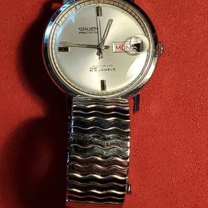 Gruen Watch | Accessories | Vintage 95s Mens Gruen Precision 25j Swiss ...